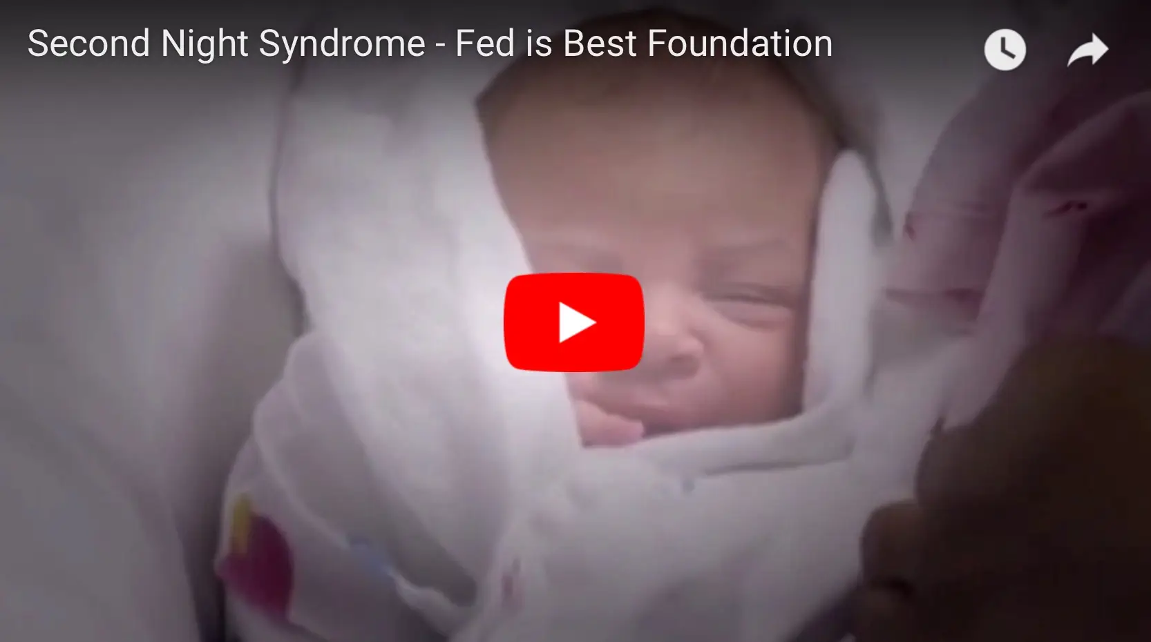 Second Night Syndrome TLC photo - Fed Is Best Foundation